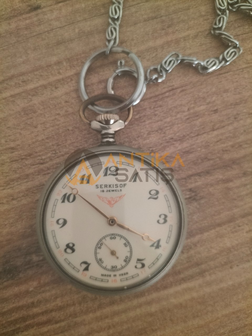 SERKİSOF 18 JEWELS İLK ÜRETİM EL YAPIMI KAMHEN 3602